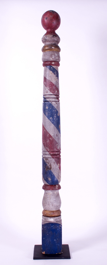 Outsider Folk Art Gallery - Folk Art | Carvings | Barber Shop Pole