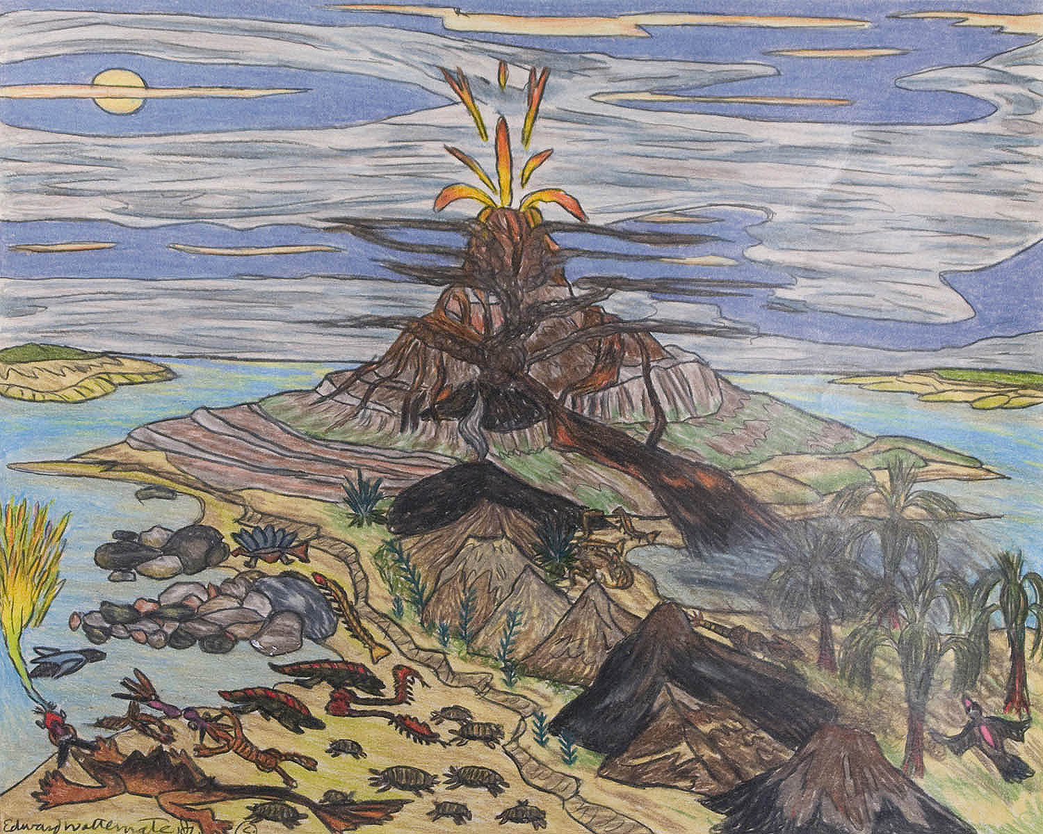 Outsider Folk Art Gallery - Outsider Art | Edward Woltemate Jr. | EW003 ...